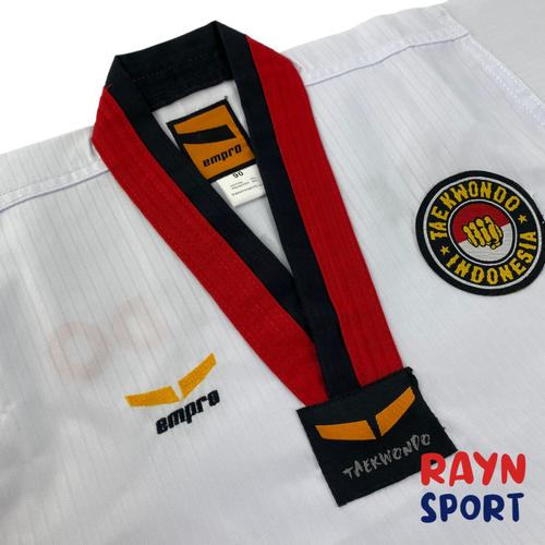 Jual Baju Seragam Taekwondo Dobok EMPRO Kerah Merah Hitam Poom Uniform - 90 - Jakarta Selatan ...