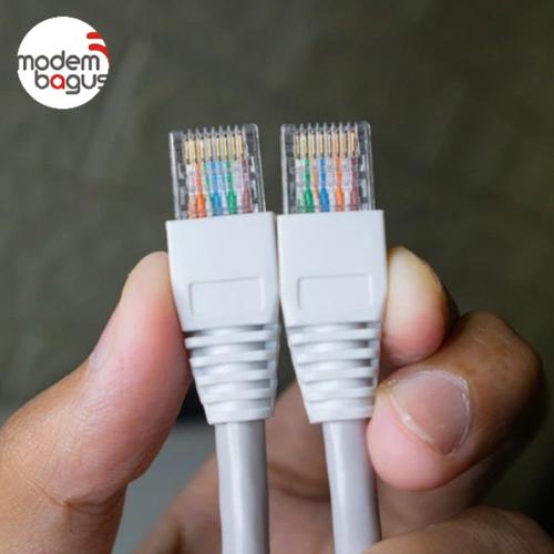 Promo Cable Kabel LAN Cat6 dual RJ45 Cat 6 Cross 25m 25 Meter Gigabit ...