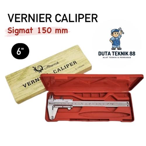 Jual Sikmat / Sketmat 150mm / Jangka Sorong / Vernier Caliper 0-150mm ...