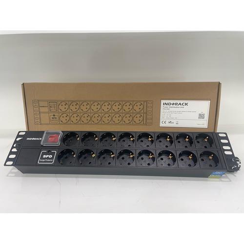 Promo PDU16G - PDU 16 OUTLET 2U WITH SWITCH & SURGE PROTECTOR GERMANY ...