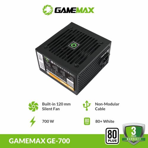 Promo PSU GameMax GE700 80+ Power Supply Internal PC - PSU 700w 80 ...