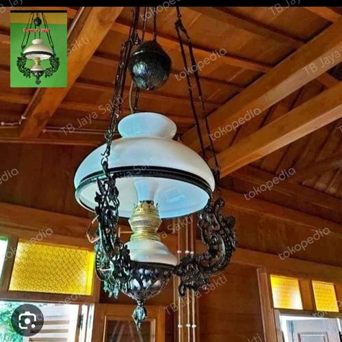Promo lampu ANTIK,lampu JOGLO,LAMPU GANTUNG 28CM - Hitam - Kab. Klaten ...