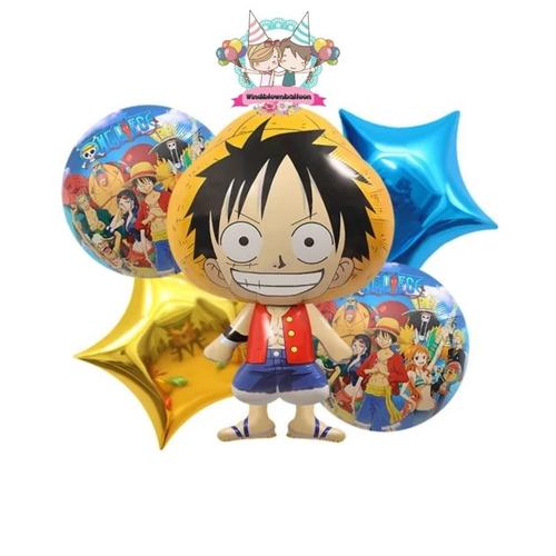 Jual Windblown Simple Birthday Set Manga One Piece/Luffy Straw Hat ...