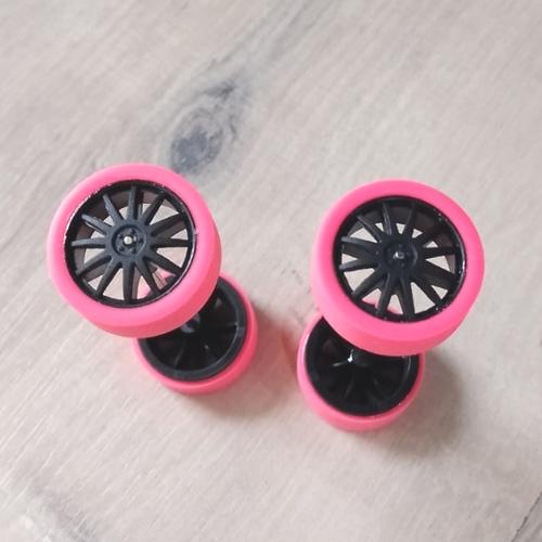 Jual Velg Fin Carbon Balance - Ban Hard Pink Tamiya Rep - Medium - 72mm ...