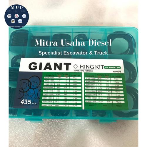 Jual O-RING KIT ORING KIT BOX KOMATSU SEALS NBR 90 MERK GIANT - Jakarta ...