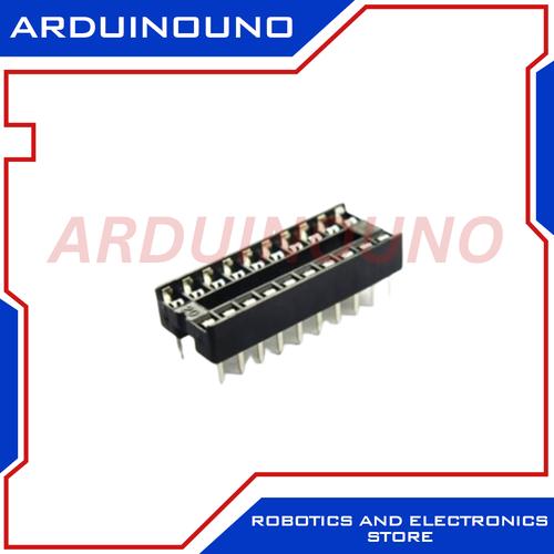 Jual Socket ic 20p 2.54mm 2.54 mm Adapter Soket 20pin 20 p pin DIP-20 2 ...