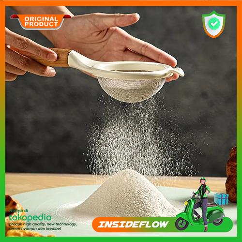 Jual Ayakan Tepung Mini Saringan Bumbu Gula Buah Powder Strainer ...