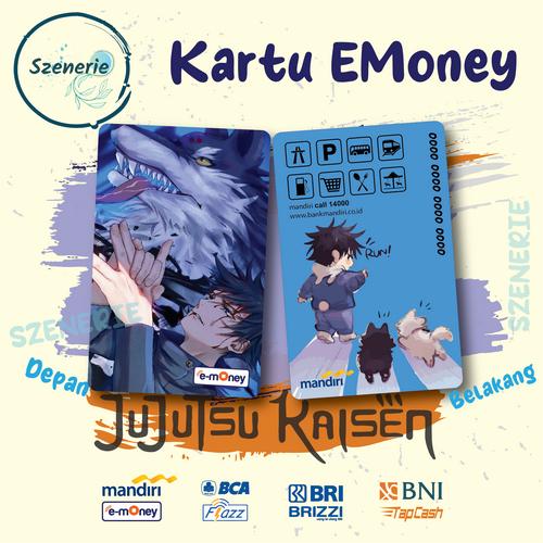 Jual Emoney Megumi Jujutsu JJK Flazz gen 2 Kartu E-money Tapcash Brizzi ...