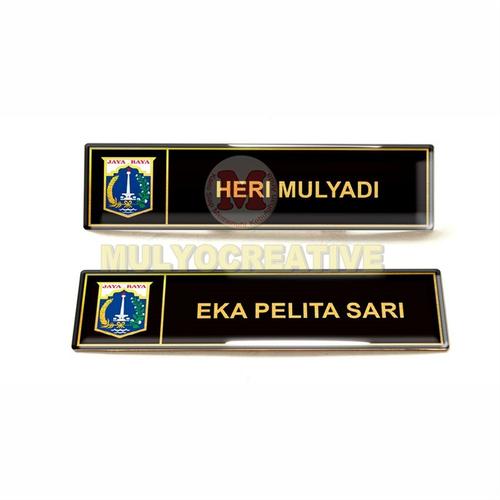 Jual PAPAN NAMA PEMPROV DKI JAKARTA NAMETAG - NAME TAG CUSTOM LOGO ...