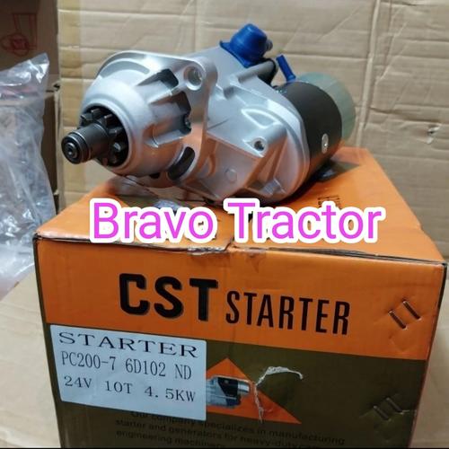 Jual Motor Starter Dinamo Starter Komatsu PC200-7 6D102 24V 10T ...