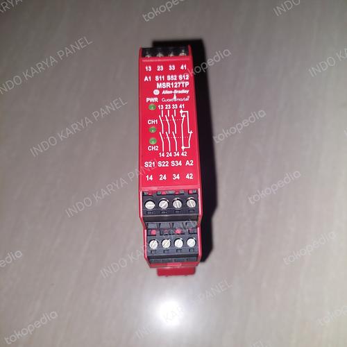 Jual ALLEN-BRADLEY MSR127TP SAFETY RELAY 24VAC/DC 440R-N23132 SER.C ...