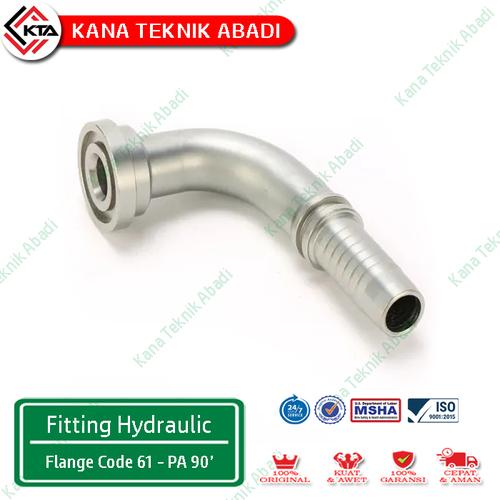 Jual Fitting Hydraulic PH 90° Flange Code 62 Flange 6000psi Hidrolik ...