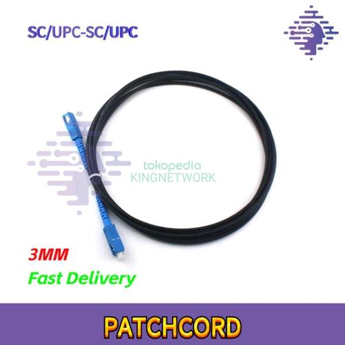 Jual Patchcord Hitam Outdoor Sc-Sc UPC 3Mm 1 Meter Simplex-Murah - Jakarta Utara - KINGNETWORK ...