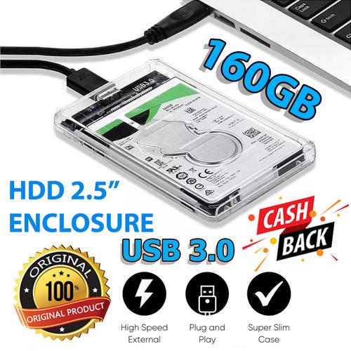 Jual HDD 160GB Ext USB 3.0/Int SATA 2.5"/3.5" Harddisk External/Internal - Ext USB 3 2.5" - Kota ...