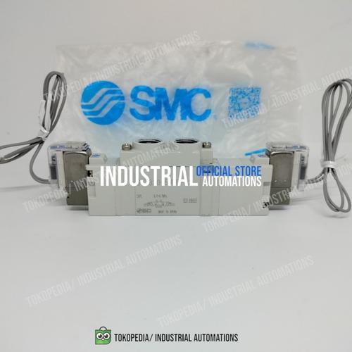 Jual SMC SY7320-2G-02 (200V AC) 5 Port Solenoid Valve Series SY7000 ...