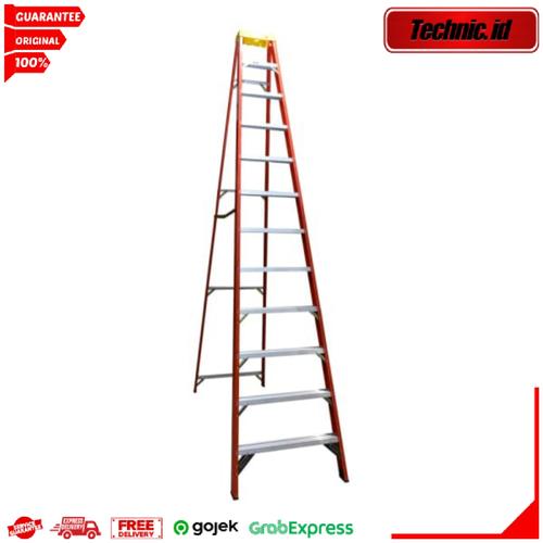 Jual Tangga Lipat & Multifungsi Krisbow Tangga Fiberglass 12 Step ...