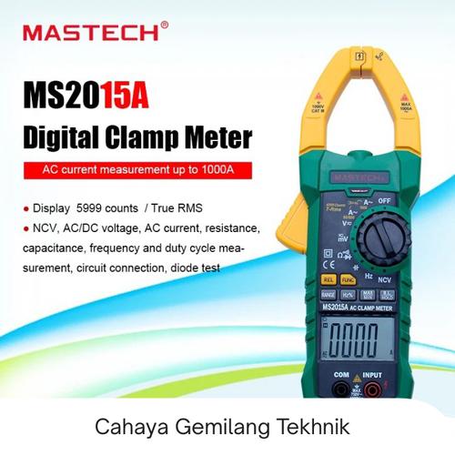 Jual Mastech MS2015A Clamp Multimeter Tang Ampere AC Tester Listrik ...