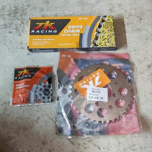 Jual Gear Set TK Racing Kawasaki W175 TR Cafe SE PnP Original - 15, 36 ...