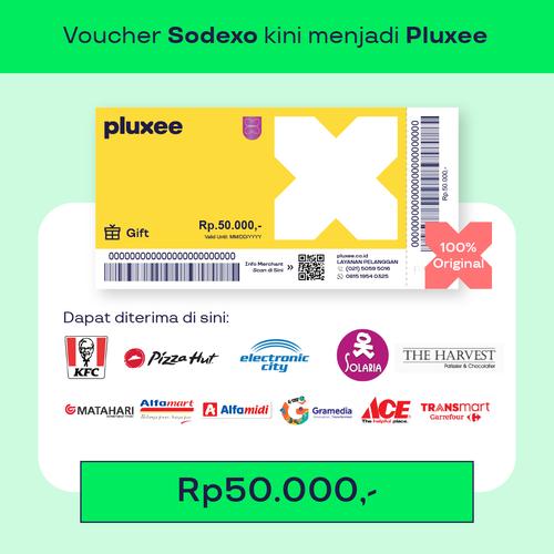 Promo Voucher Hadiah Gift Card Fisik Pluxee Gift Pass Satuan Nominal ...