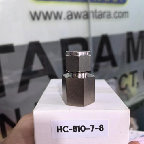 Jual Alloy C-276 Hastelloy Female Con 1/2 OD x 1/2 FNPT Swagelok HC-810 ...