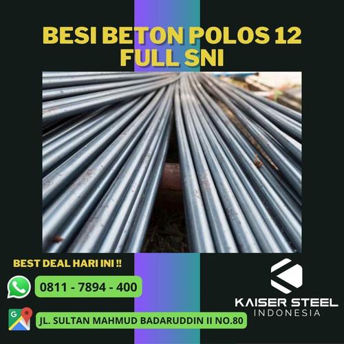 Jual BESI BETON POLOS 12 mm FULL berkualitas SNI (sertifikat) - Kota ...