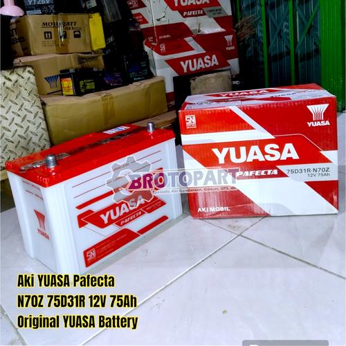 Jual Aki Mobil Yuasa N70Z 75D31R Pafecta 12v 75Ah Accu Basah Original Yuasa - Jakarta Timur ...
