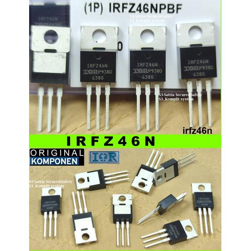 Jual IRFZ46N asli IRFZ46NPBF mosfet irfz46n ori IRFZ46 N ORIGINAL IOR ...