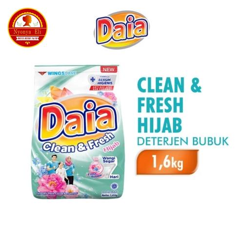 Jual Daia Detergent Bubuk Clean & Fresh Hijab 1,6kg / Daia Hijab 1,6kg ...