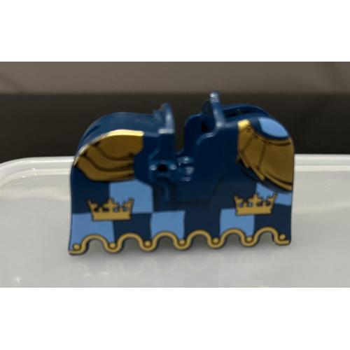 Jual Lego Horse Barding Ruffled Edge with Gold Crowns and Gold Plate ...