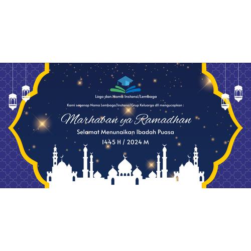 Jual Cetak Banner / Spanduk Ramadhan Custom - Desain 5, 4x2 m - Jakarta ...