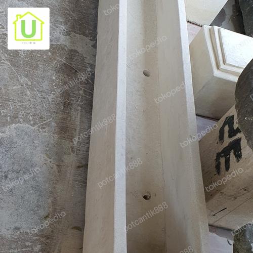 Jual pot teraso pot persegi panjang costom 1.5m x 20 x 20 glossy - Kota ...