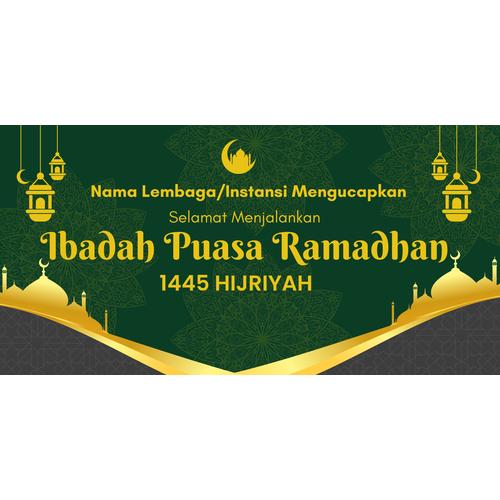 Jual Cetak Banner / Spanduk Ramadhan Custom - Desain 1, 4x2 m - Jakarta ...