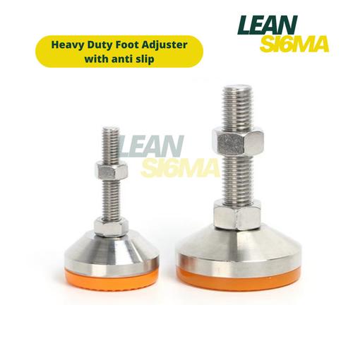 Jual Heavy Duty Adjuster Foot with Anti Slip Kaki Meja Stainless Steel ...