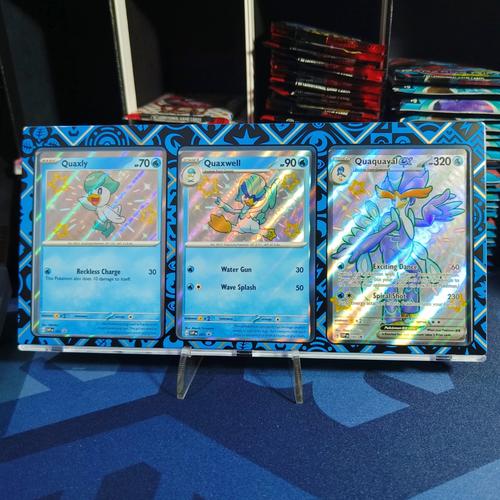 Jual Paldean Fates Card Frame - Shiny Quaquaval Skeledirge Meowscarada ...