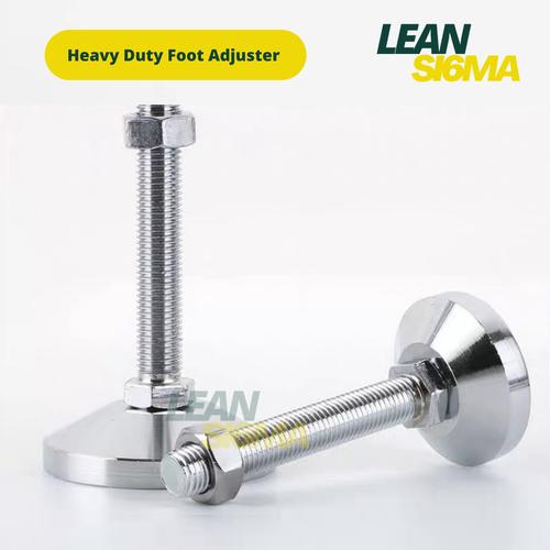 Jual Heavy Duty Adjuster Foot Kaki Meja Conveyor Galvanis - 60 x M14 x ...