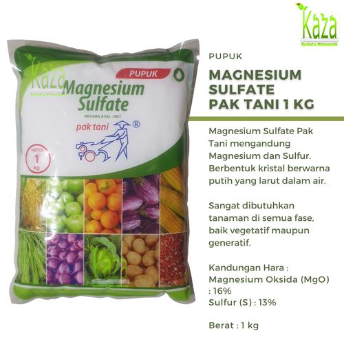 Jual Pupuk Magnesium Sulfat 1 kg Pak Tani - Sulfate - Kota Pekanbaru ...