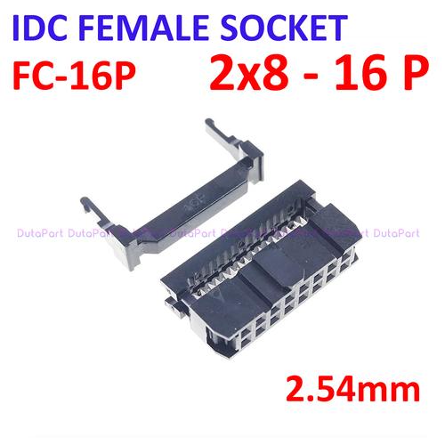 Jual FC-16P Socket IDC Female 16P 16 Pin 2x8 Soket FC3-16P Header ISP SET - Kota Tebing Tinggi ...