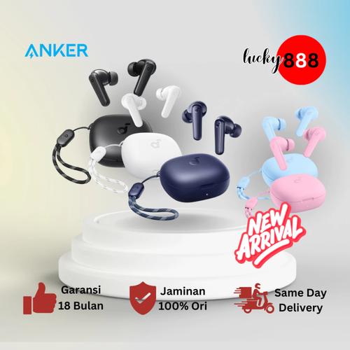 Jual BLUE-Anker TWS R50i Earphone Bluetooth Gaming Mode Low Latency BT ...