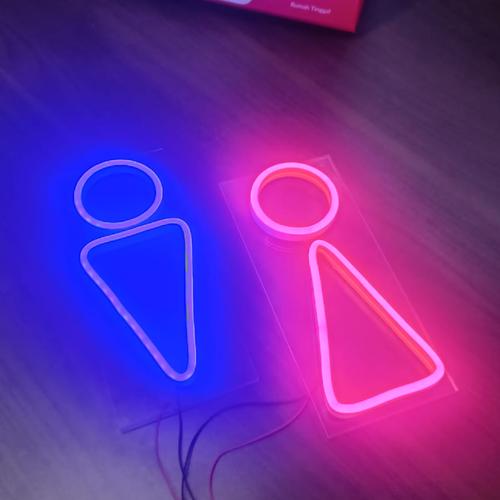Jual Neon flex toilet sign cocok untuk dekor cafe | Neon Flex 3D Murah ...
