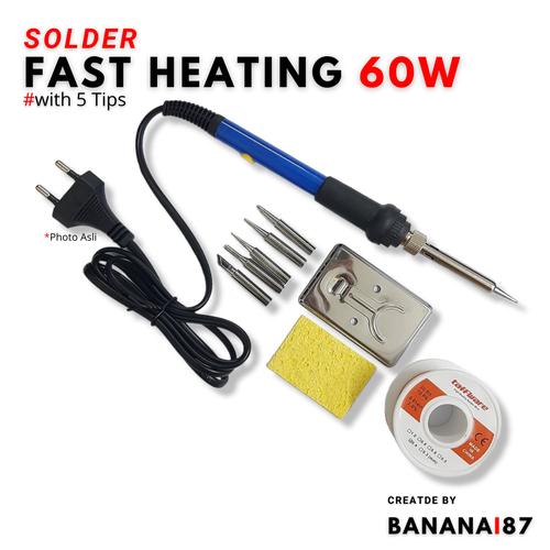 Jual Solder Listrik 60Watt Iron Adjustable Temperature Lengkap Plus Timah - HANYA TIMAH ...