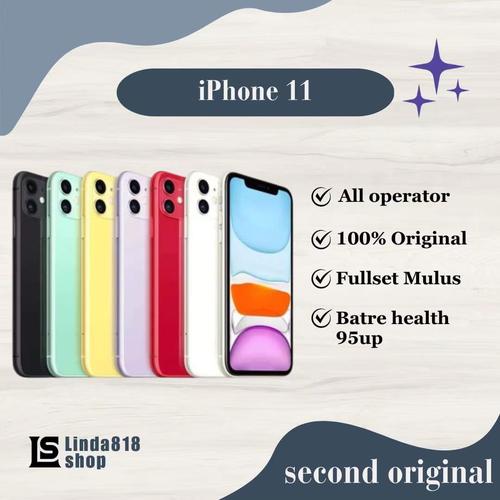 Jual Apple iPhone 11 64GB/128GB/256GB SECOND Original 100% Mulus ...