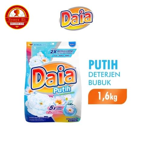 Jual Daia Detergent Bubuk Putih 1,6kg / Daia Putih 1,6kg / Daia - Kota ...
