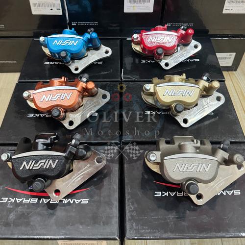 Jual Kaliper Depan Nissin Samurai 2Piston Mx King / Vixion / Byson - Titanium - Kab. Bekasi ...