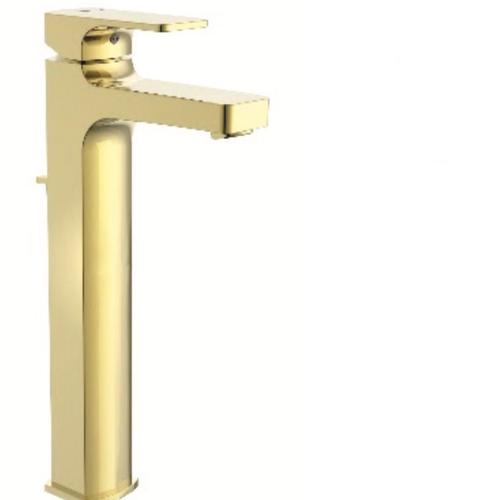 Jual Kran Panas Dingin High Neck Mixer Tap Gold Roca Escuadra ...
