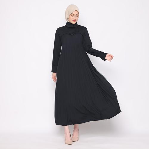 Promo Eiza by duapola Dress Muslim Kemben Style Gamis 78988 - Hitam ...