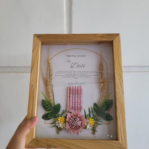 Jual KADO/MAHAR LOGAM MULIA Include Frame 3D Rongga 8r 20x25cm Akrilik ...
