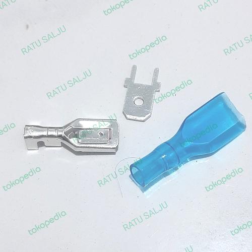 Jual Skun Soket PCB Type Lockself 1 set (male+female+karet) warna putih ...