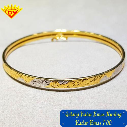 Jual Gelang Bangle terbaru Emas Kuning 06 Kadar Emas 700 - Jakarta ...