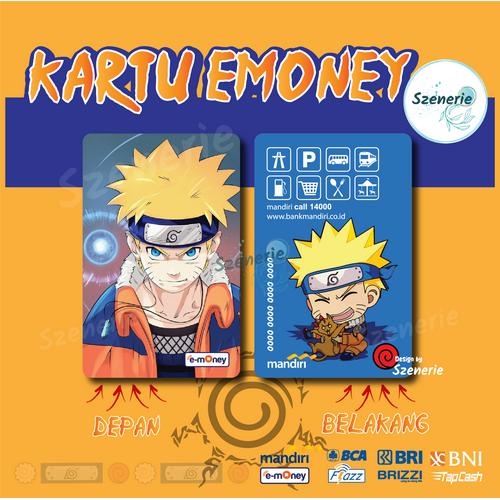 Jual Emoney Naruto Uzumaki Klasik Flazz gen 2 Kartu E-money Tapcash ...