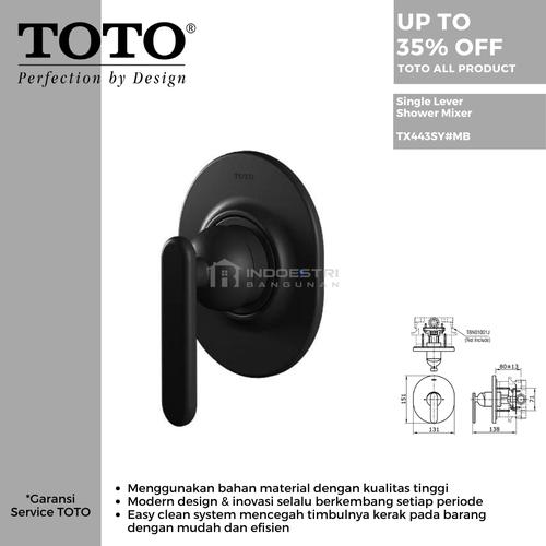 Jual Kran Tanam Mixer TOTO TX443SY#MB Matte Black (Hot - Cold) - Kab. Bogor - Indoestri Bangunan ...